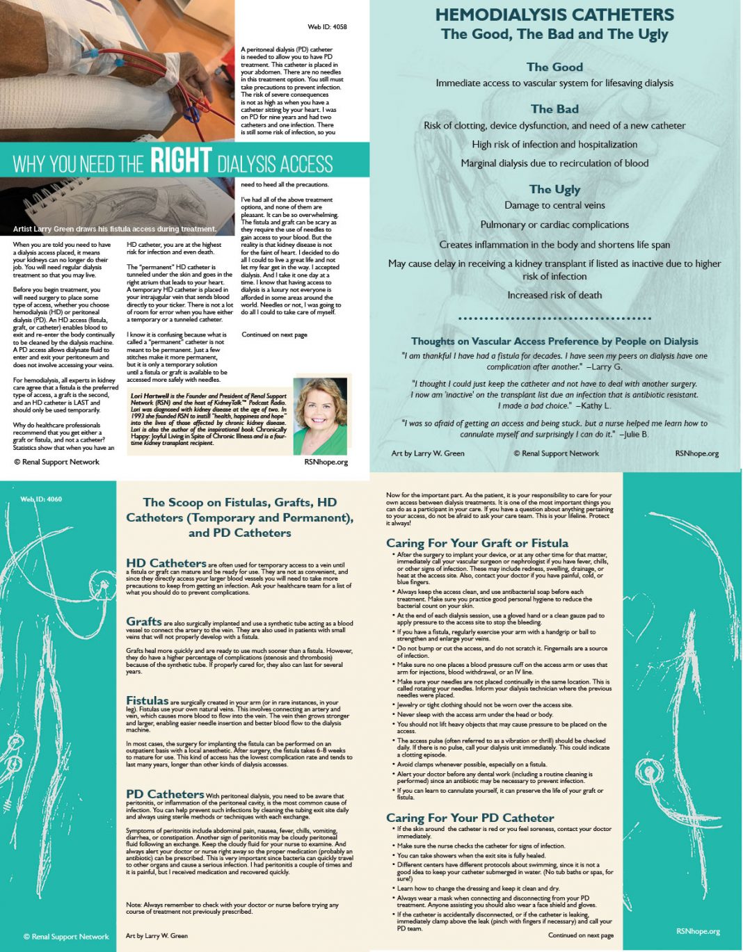 information and help navigating and living successfully with kidney disease