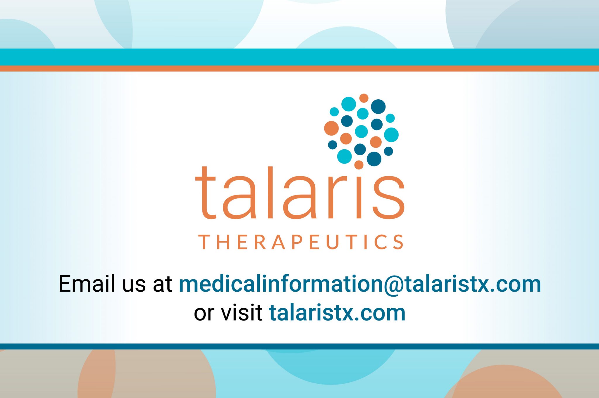 Talaris Therapeutics-Hope Week 2022 Exhibit Booth - Talaris - Renal Support Network