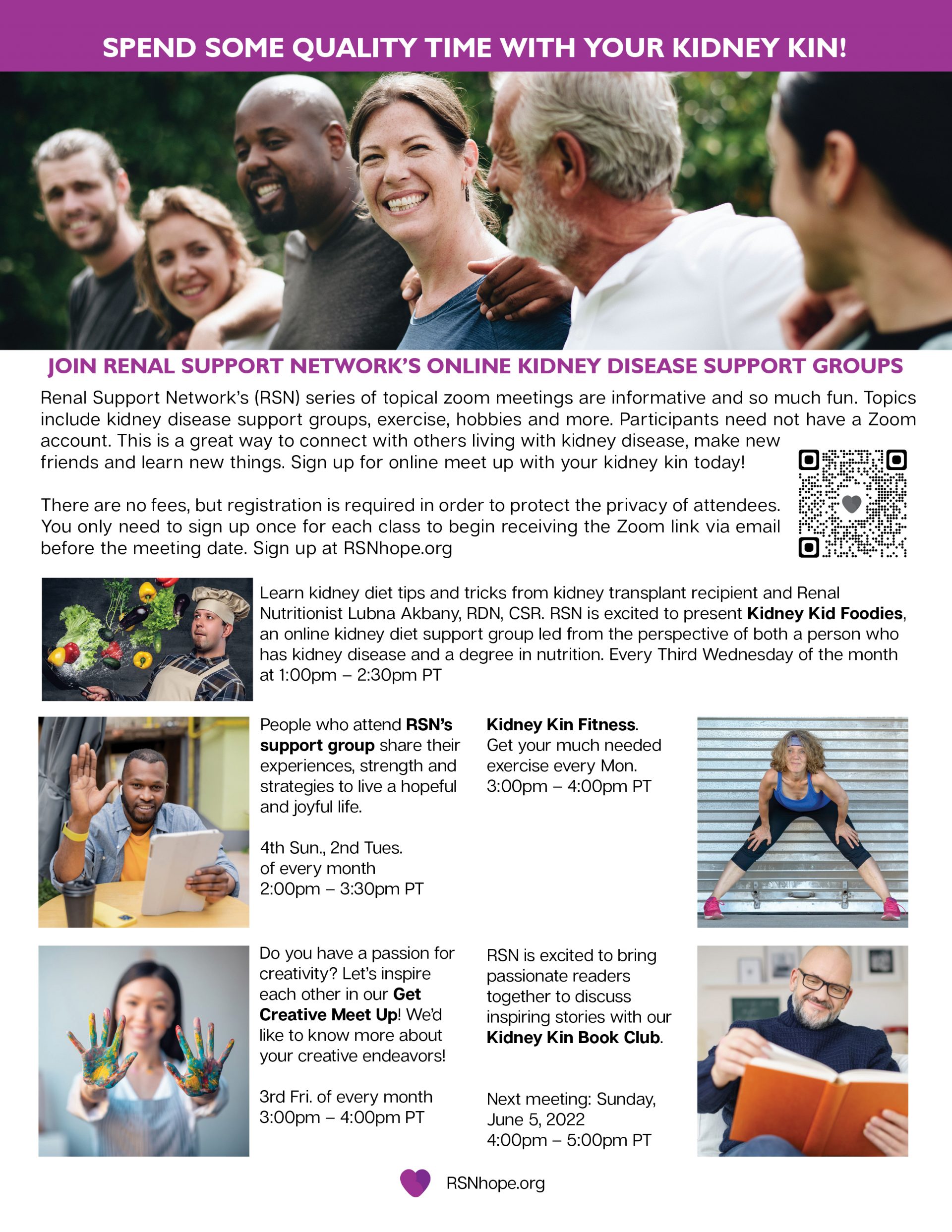 information and help navigating and living successfully with kidney disease